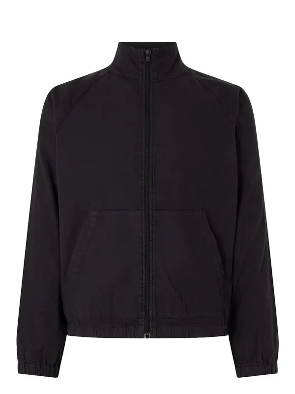 JAMES PERSE Linen-blend Blouson Jacket - Black