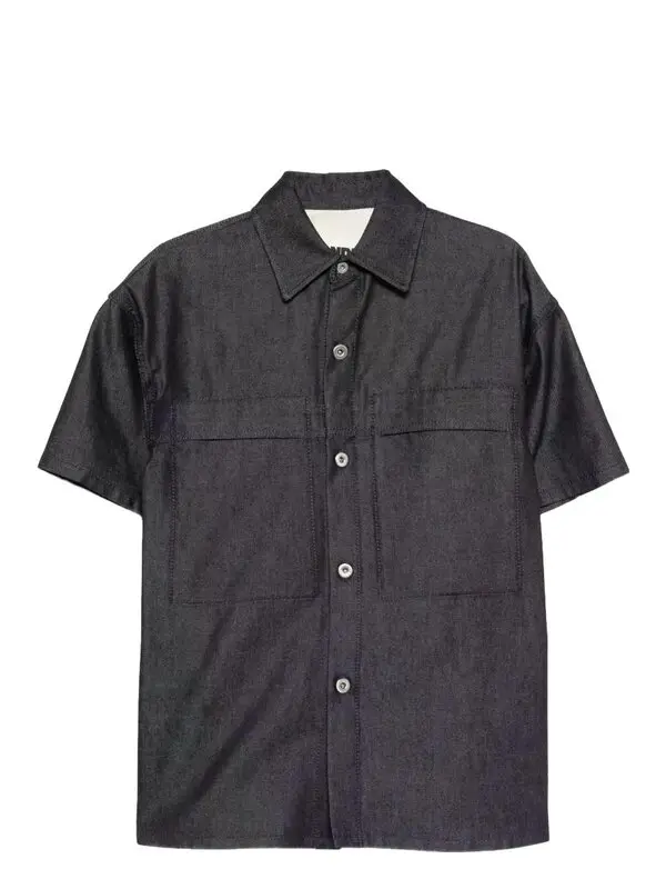 JIL SANDER Chest-pocket Button Shirt - Grey
