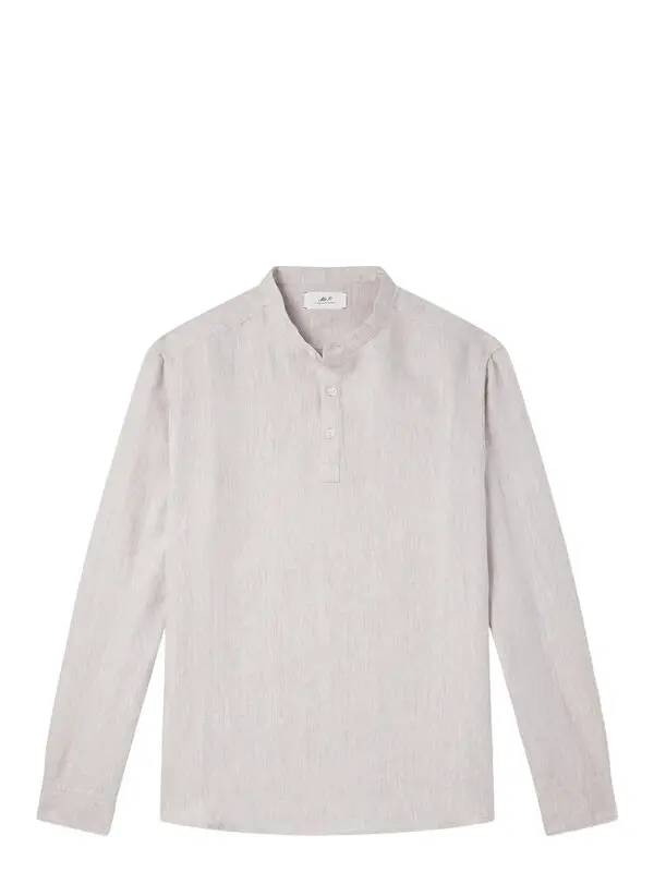 Mr P. Linen Shirt - Neutrals