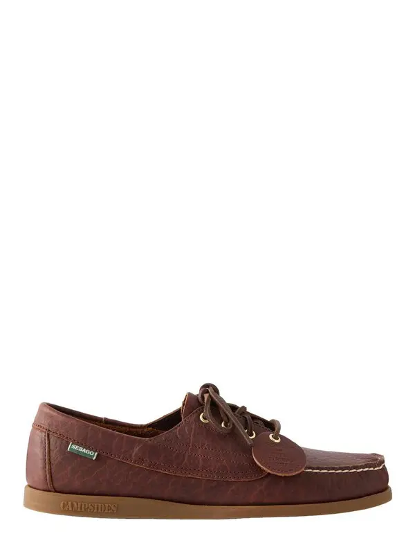 SEBAGO Askook Momoth Full-grained Leather Boat Shoes - Brown