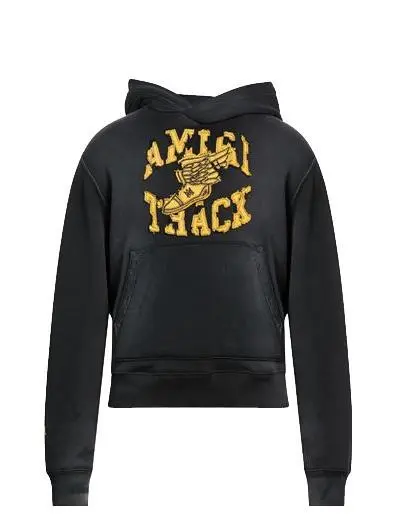 Amiri Cotton Terry Sweatshirt With Appliqués - Black