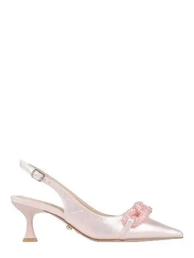 TWENTY FOUR HAITCH Slingback Pumps - Pink
