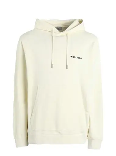 Woolrich Printed Duck Hooded Fleece Sweatshirt - White