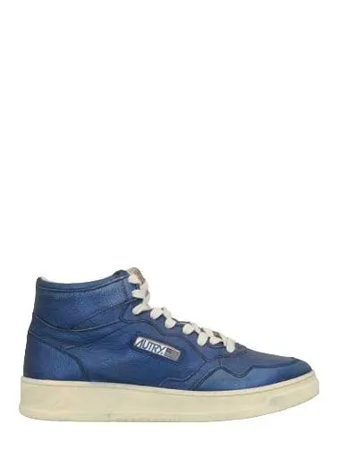 AUTRY Leather High-top Sneakers - Blue