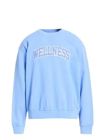 SPORTY & RICH Cotton French Terry Sweatshirt - Blue