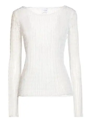 Pinko Knitted Denim Sweater - White