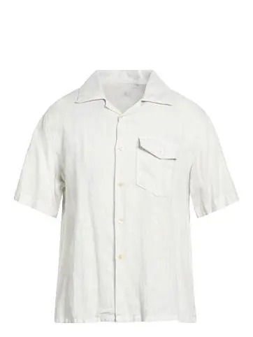 Eleventy Platinum Shirt Size Linen - Grey