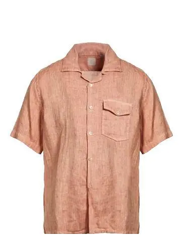 Eleventy Platinum Shirt Size Linen - Salmon Pink
