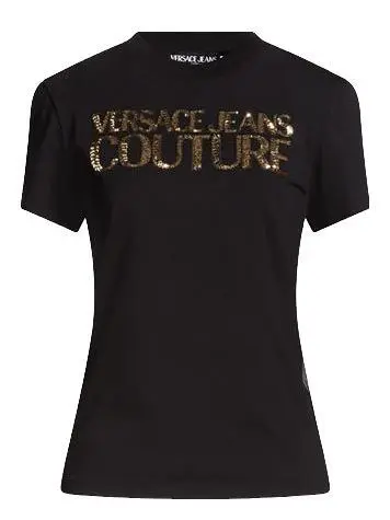 Versace T-shirt In Cotton, Elastane And Polyamide - Black