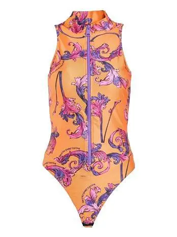 Versace Bodysuit Polyamide Elastane - Orange