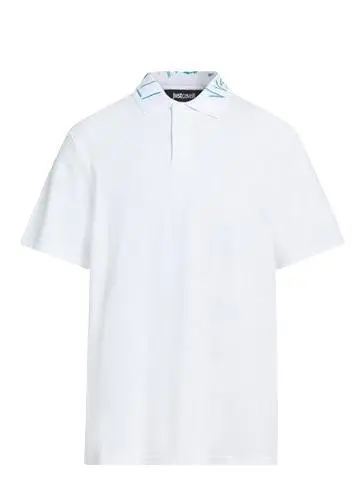 Just Cavalli Polo Shirt Size Cotton - White