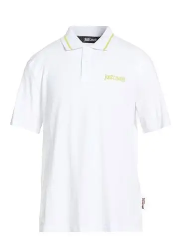 Just Cavalli Polo Shirt Size Cotton - White