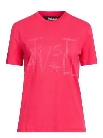 Just Cavalli Cotton T-shirt - Fuchsia