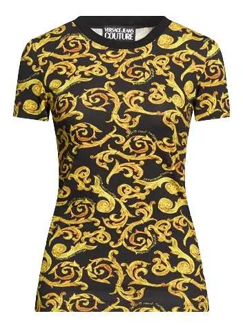 Versace Printed Jersey T-shirt - Black