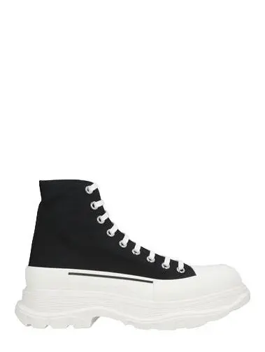 Alexander McQueen Textile Fiber Sneakers - Black