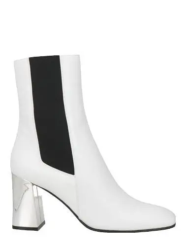 SERGIO ROSSI Ankle Boots Leather - White