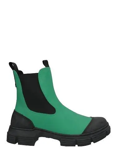 GANNI Ankle Boots In Synthetic Material - Green