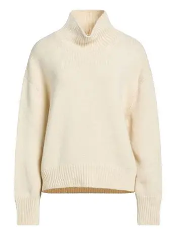 PANGAIA Turtleneck In Recycled Cashmere And Recycled Wool - White