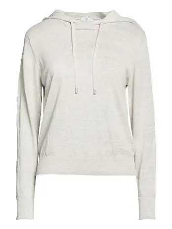 Peserico Knitted Mélange Hooded Sweater - Grey