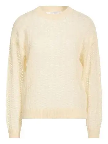 Peserico Sweater In Alpaca Wool Blend - Beige