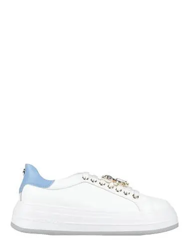 APEPAZZA Sport Sneakers With Appliqués - White