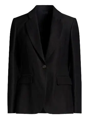 Brunello Cucinelli Single-breasted Twill Blazer - Black