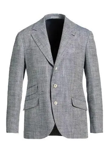 Brunello Cucinelli Blazer Size Silk, Linen, Cotton, Polyamide - Navy