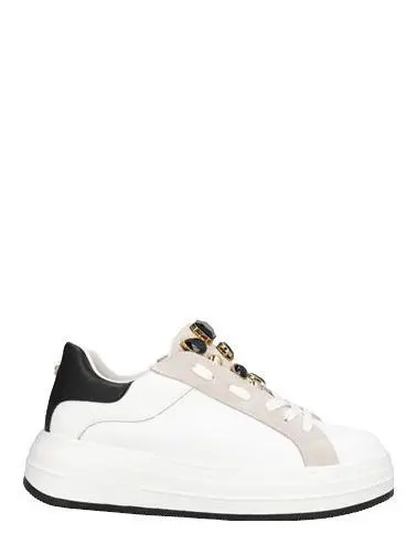 APEPAZZA Sport Sneakers In Leather - White