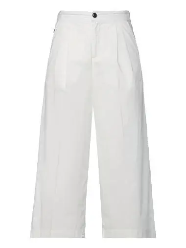 Woolrich Cotton Wide Leg Pants - White