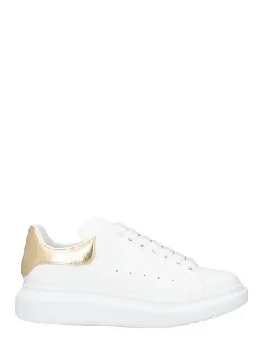 Alexander McQueen Leather Low-top Sneakers - White