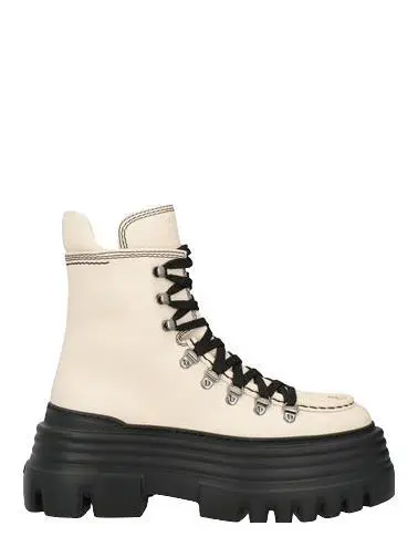 Bally Ankle Boots Leather - Off White