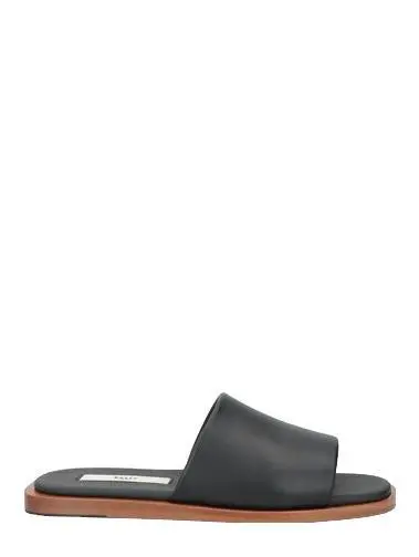 Bally Leather Slide Sandals - Black
