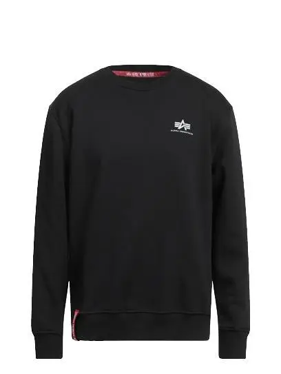 Alpha Industries Sweatshirt In Cotton And Polyester - Black