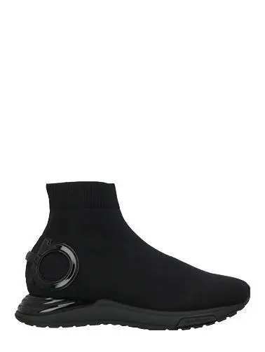 FERRAGAMO Textile Fibers Sock Sneakers - Black