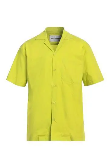 AMARANTO Shirt Lime Size Cotton - Green