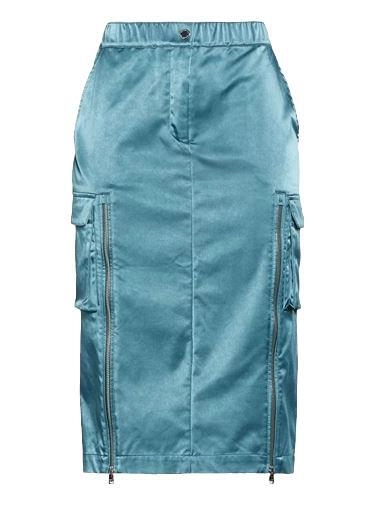 Patrizia Pepe Polyamide Midi Skirt - Deep Teal