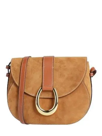 Staud Saddle Cross-body Bag - Beige
