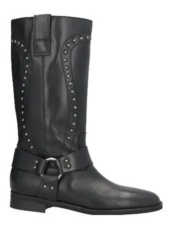 OVYE Leather Boots With Studs - Black