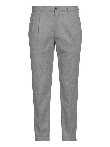 Incotex Charcoal Virgin Wool Blend Tailored Trousers - Grey