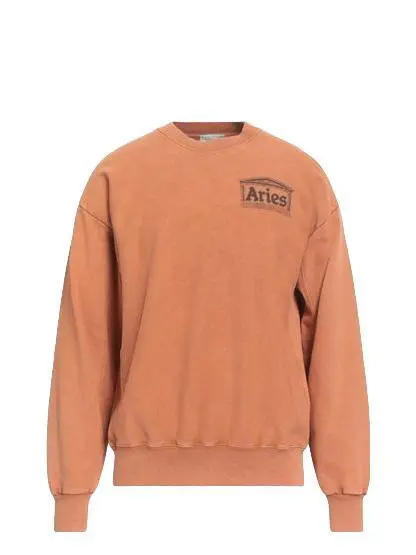 Aries Cotton French Terry Sweatshirt - Beige
