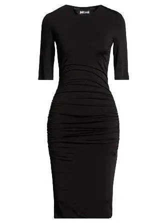 Just Cavalli Midi Bodycon Dress - Black