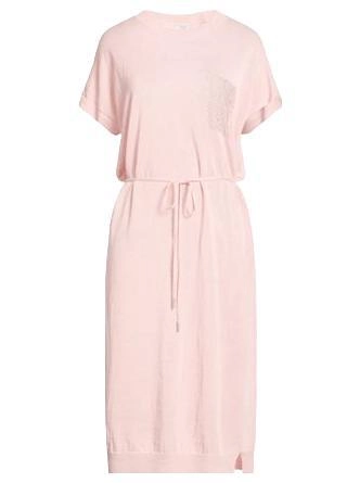 Peserico Embellished Midi Dress - Light Pink