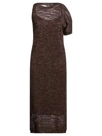 Peserico Knitted Midi Dress - Brown