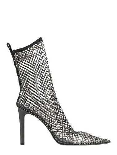 Pinko Ankle Boots In Textile Fibers - Grey
