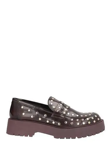 OVYE Leather Loafers - Red