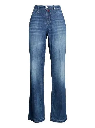 High Flared Jeans - Blue