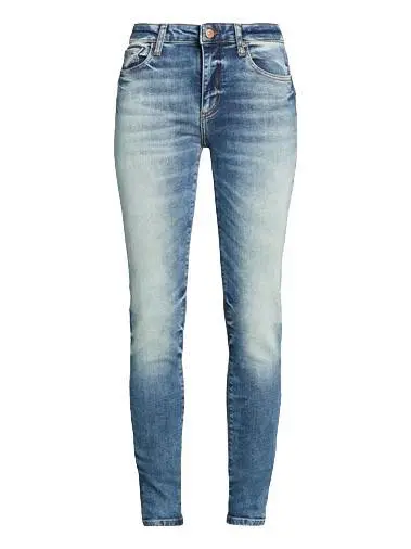 Armani Exchange Skinny Jeans With Logo - Blue