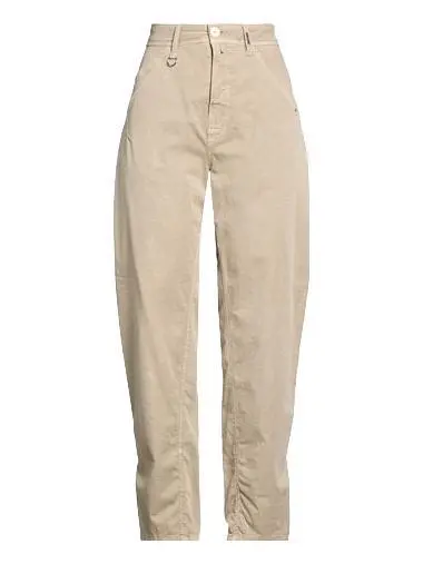 High Tapered Trousers - Beige