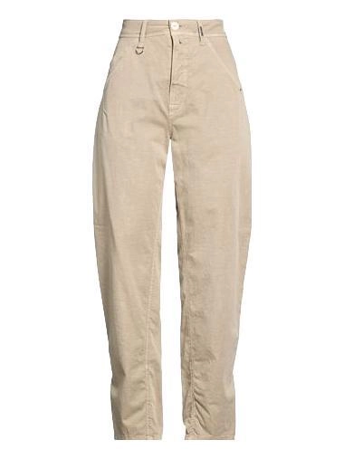 High Tapered Cotton And Linen Blend Trousers - Sand