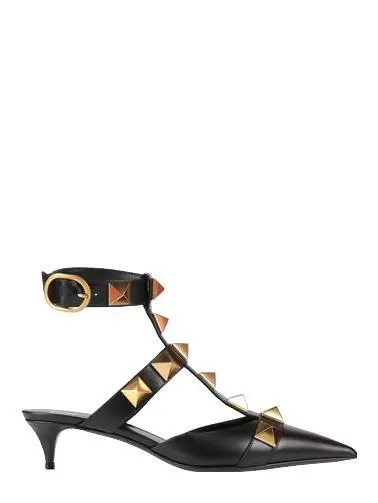 Valentino Garavani Pumps Leather T-bar - Black
